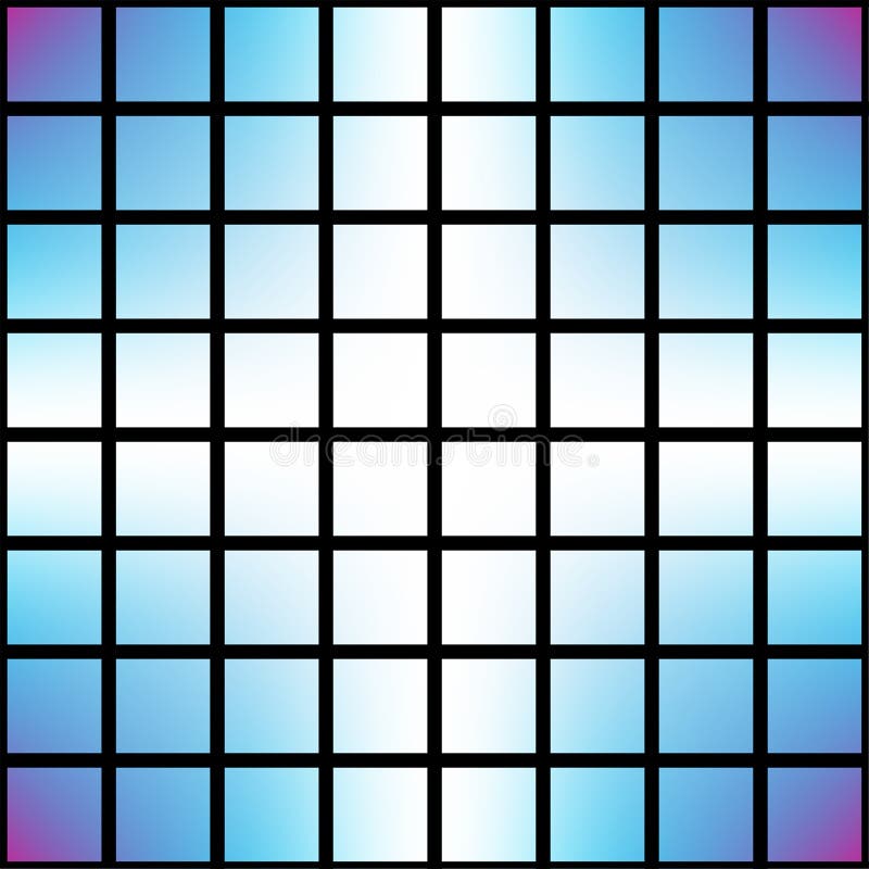 Seamless Blue and Purple Checkered Pattern Stock Vector - Illustration ...