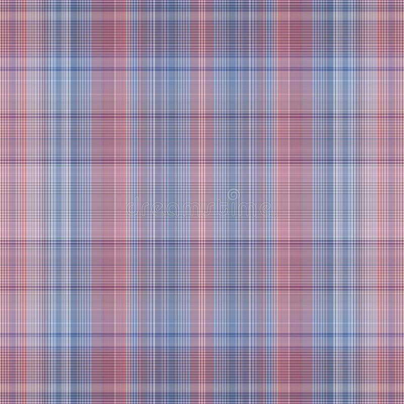 Seamless Blue Red Check Texture. Stock Illustration - Illustration of ...