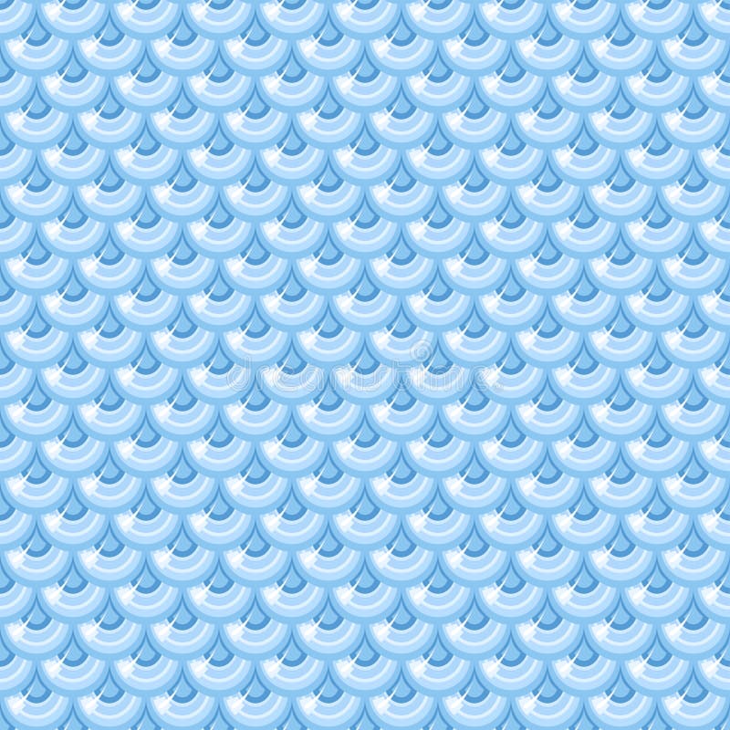 Seamless Blue River Fish Scales Stock Vector - Illustration of ...