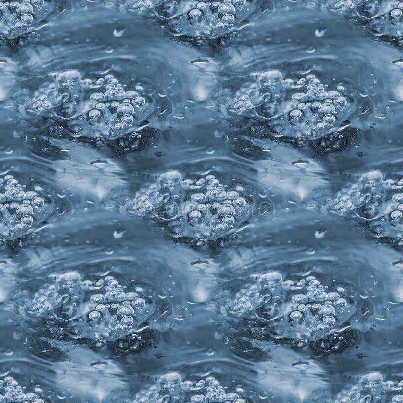 Seamless Square Background with Boiling Water Bubbles. Art Design Stock ...