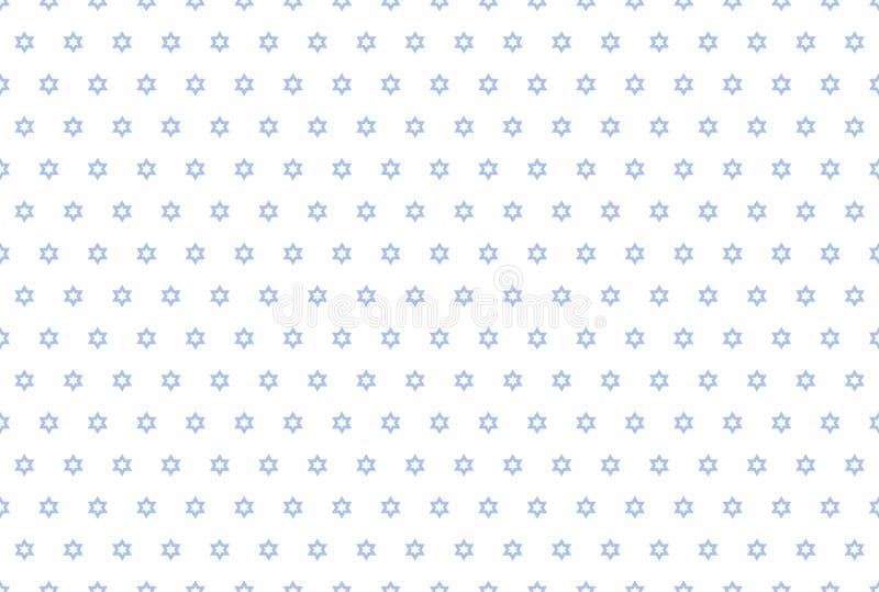 Seamless Blue Stars Pattern. White Textured Background Stock Vector ...