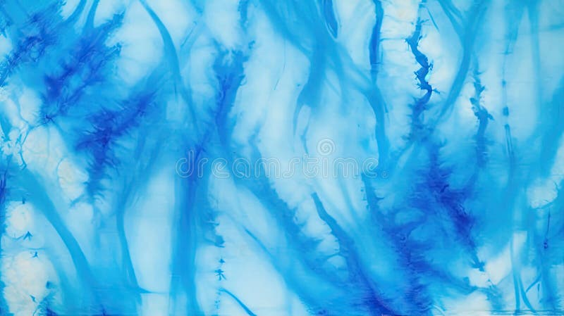 Seamless Blue Tie Dye Background Stock Illustration - Illustration of ...