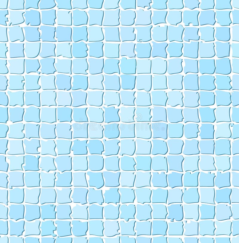 Seamless Blue Tile Pattern Stock Vector Illustration Of Ornament