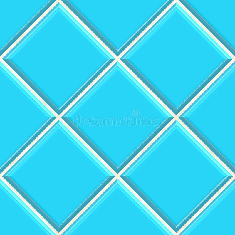 Seamless Blue Tiles Texture Background Stock Illustration ...