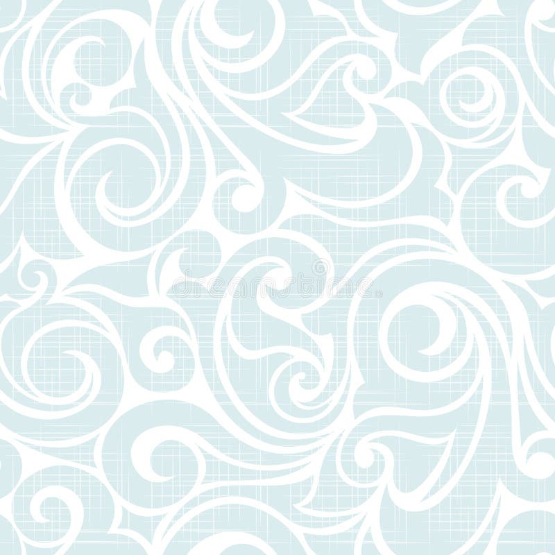Seamless Blue and White Pattern. Vector Illustration. Stock Vector ...