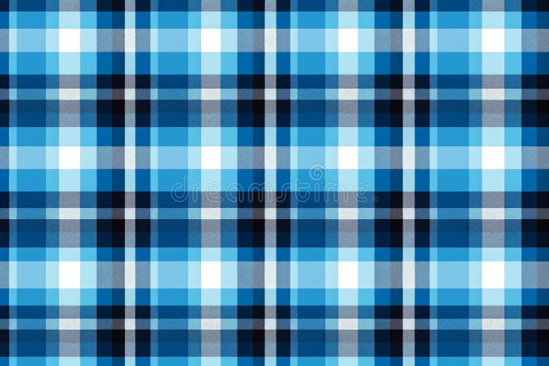 Seamless Blue and White Plaid Pattern, Checkered Background, Geometric ...