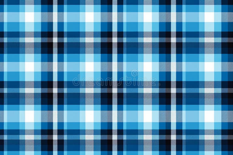 Seamless Blue and White Plaid Pattern, Checkered Background, Geometric ...