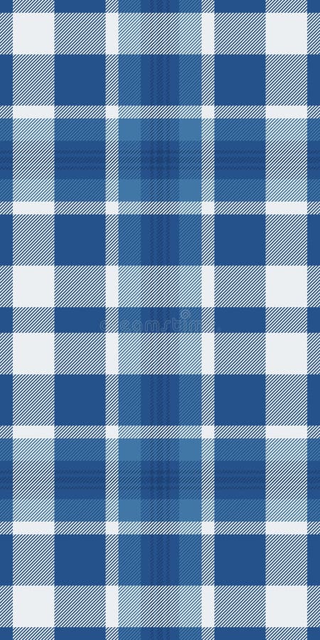 Seamless Blue and White Plaid Pattern. Perfect for Textile Design ...