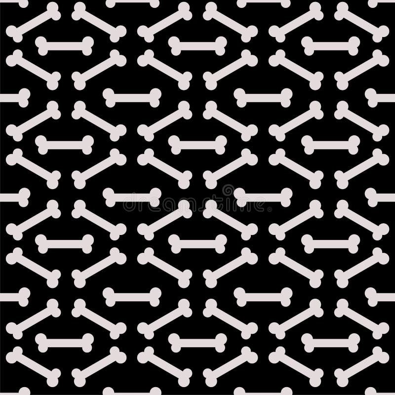 Seamless Bone Texture Pattern Greyscale Background Stock Illustration ...