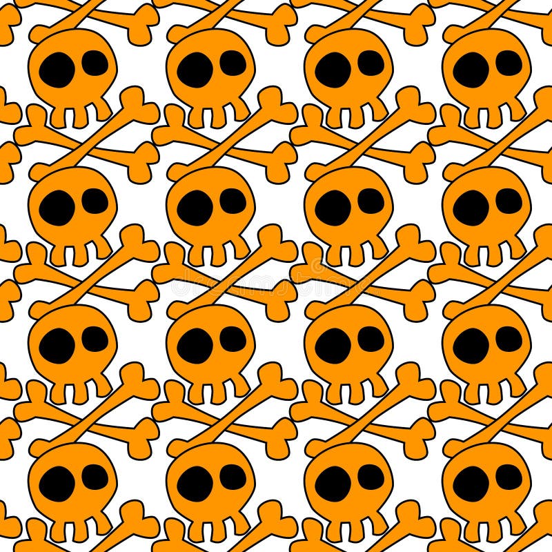 Seamless Skulls and Crossed Bones Background Stock Illustration ... Seamless Skulls and Crossed Bones Background Stock Illustration ...