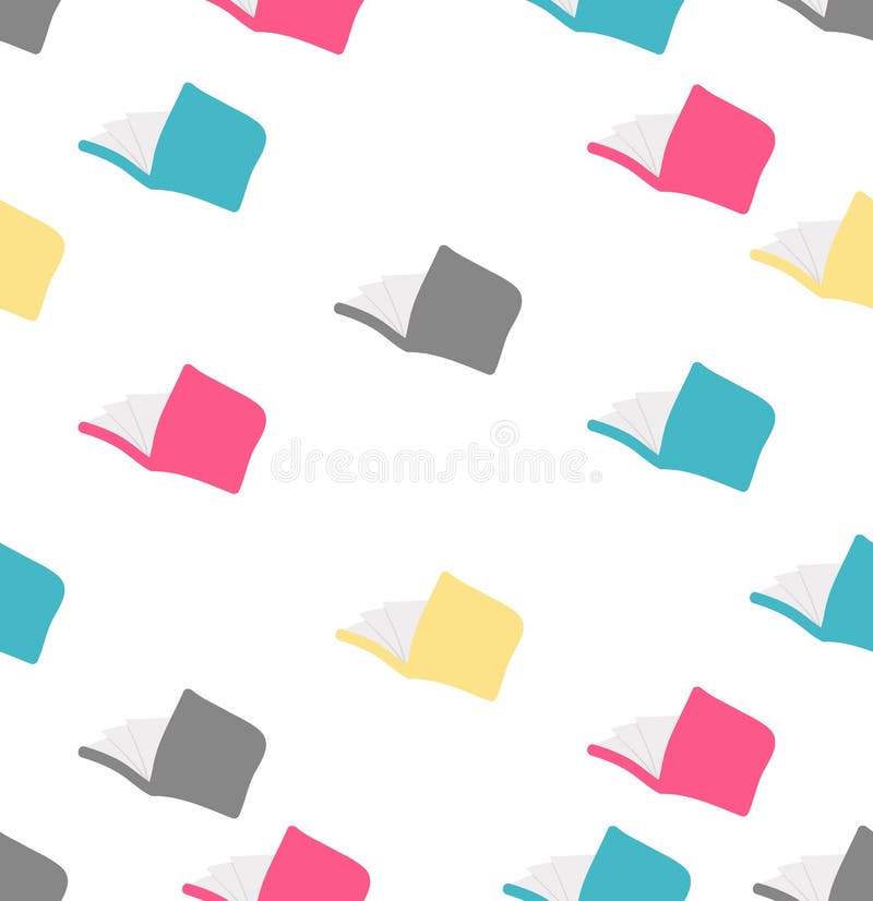 Book pattern stock vector. Illustration of books, design - 95185891