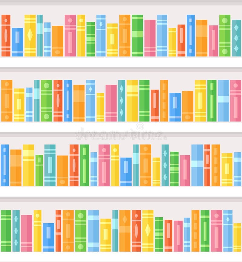 Vector Flat Book Repeating Background Stock Illustrations – 219 Vector ...