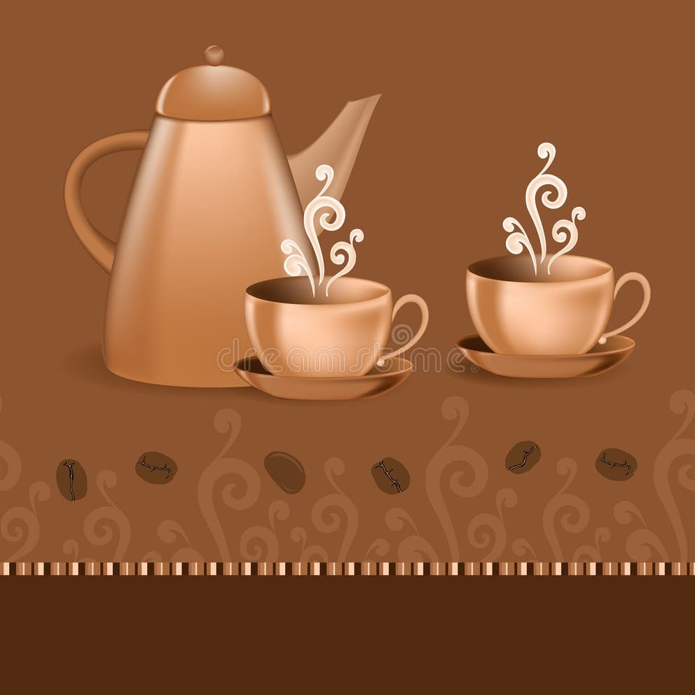 Coffee Mug Border Stock Illustrations – 1,816 Coffee Mug Border Stock ...