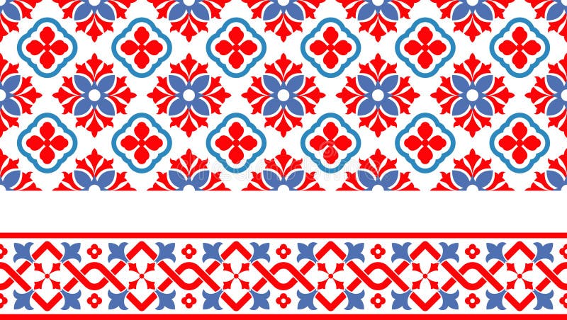 Seamless border ornament stock vector. Illustration of isolated - 146406437