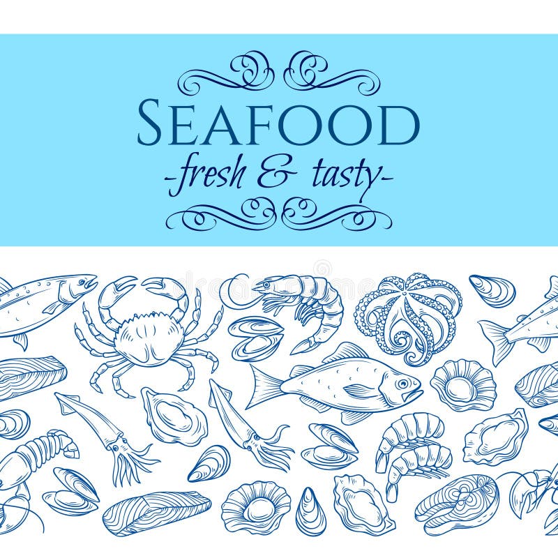 19+ Seafood border Free Stock Photos - StockFreeImages