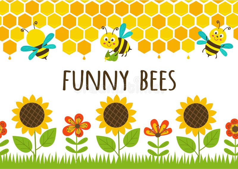 Bee Hive Border Stock Illustrations – 301 Bee Hive Border Stock ...