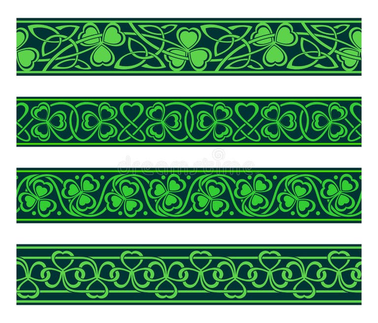 Shamrock Line Art Stock Illustrations – 5,385 Shamrock Line Art Stock ...