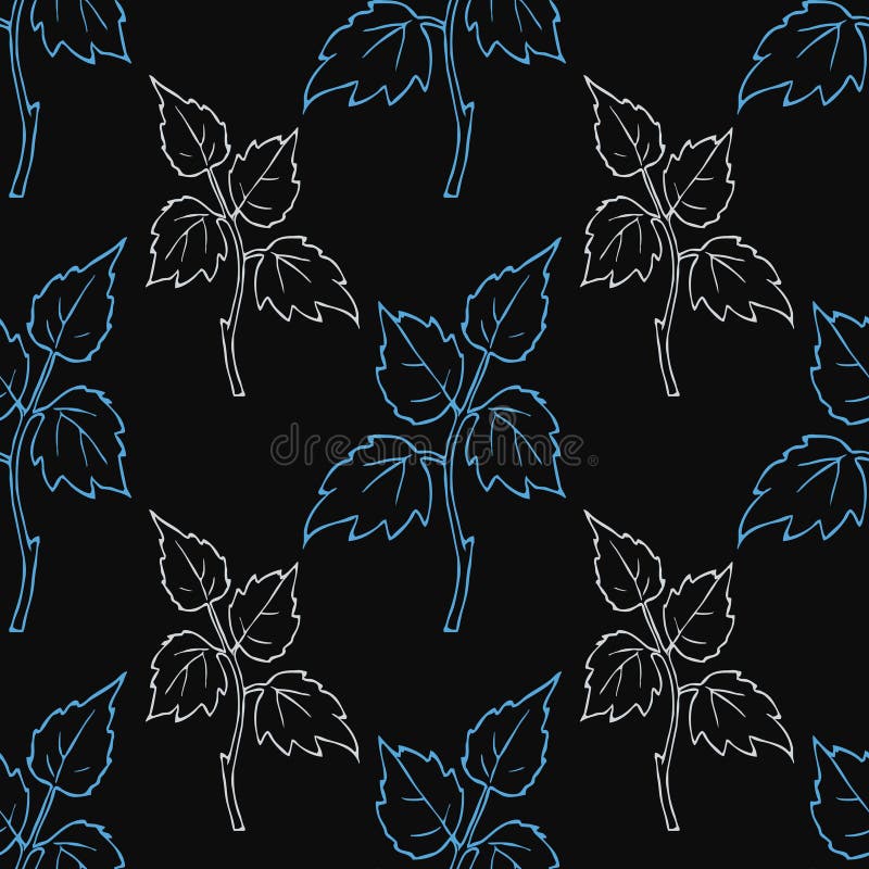 Seamless Botanical Pattern for Fabrics. Stock Illustration ...