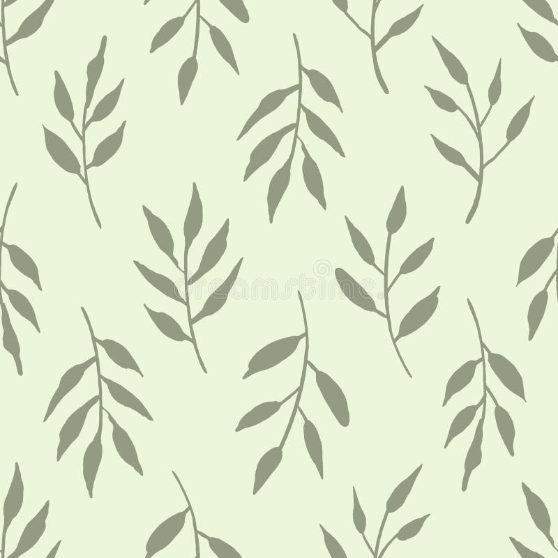 Seamless botanical pattern stock illustration. Illustration of abstract ...