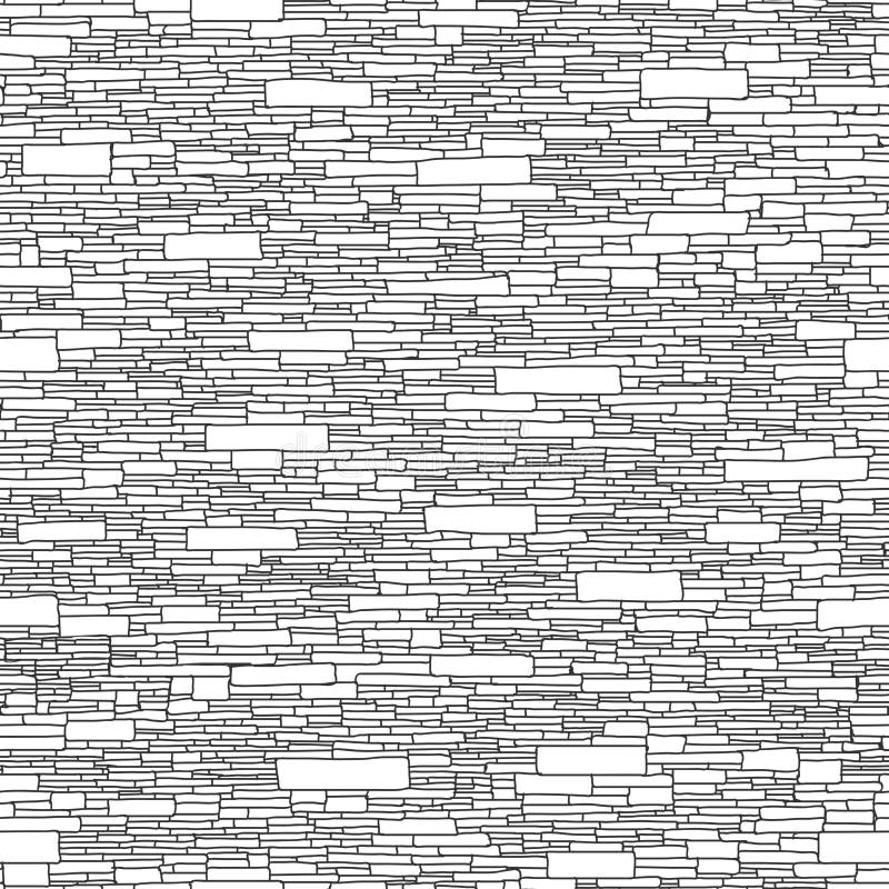 Seamless Brick Wall Background (hand Drawn). Stock Vector ...