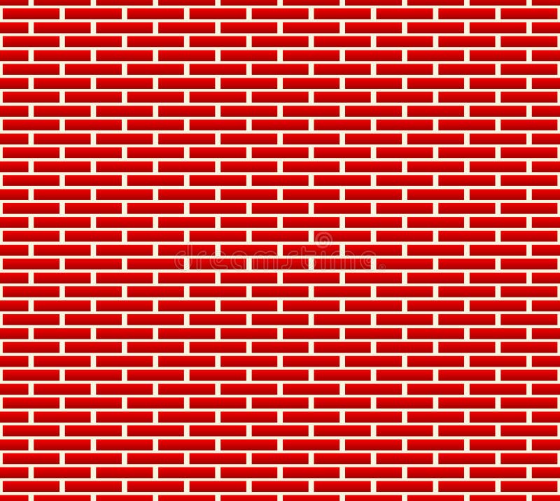 Seamless Brick Wall Pattern with Longer Bricks Stock Vector ...