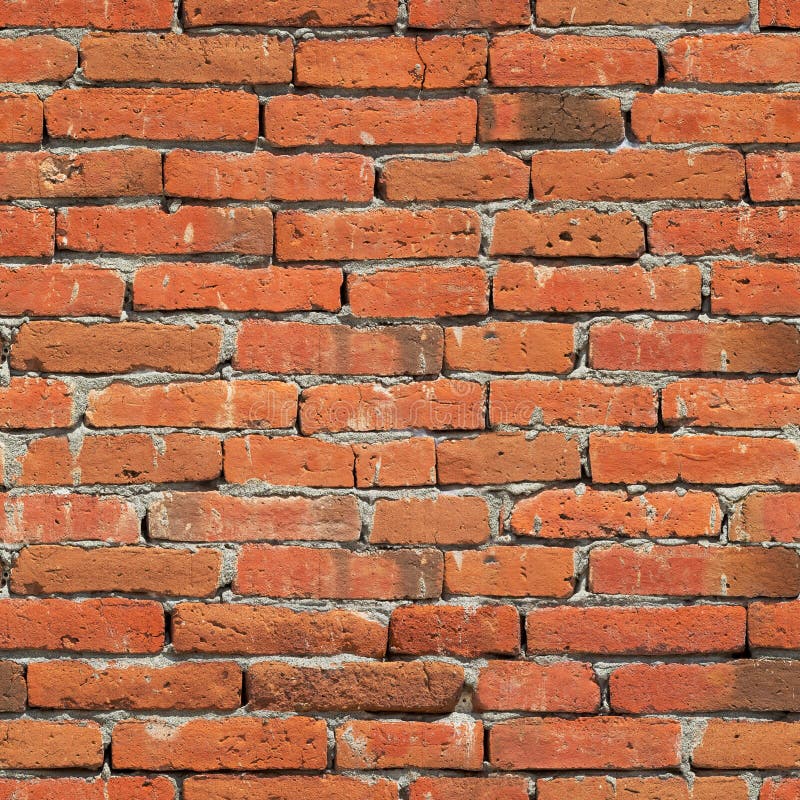 Seamless Brick Wall Texture Stock Photo - Image of texture, seamless ...