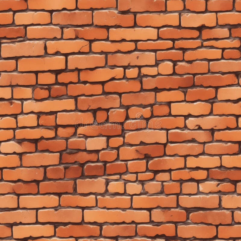 Seamless Brick Wall Texture. Stock Image - Image of stonewall, roof ...