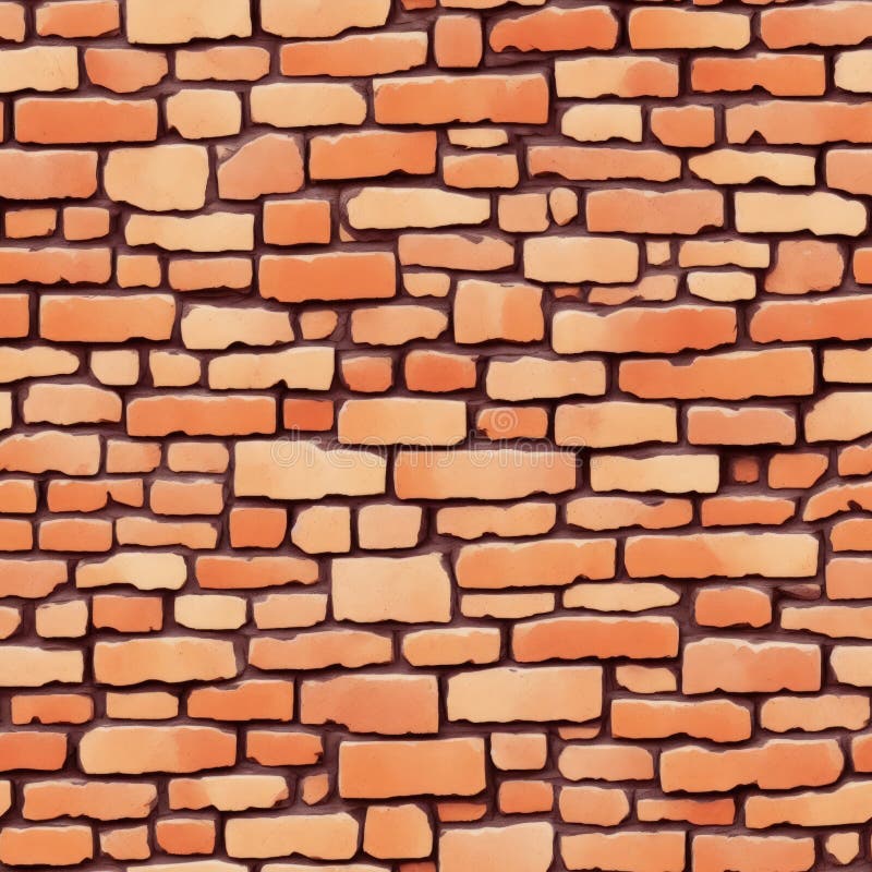 Seamless Brick Wall Texture. Stock Image - Image of soil, seamless ...
