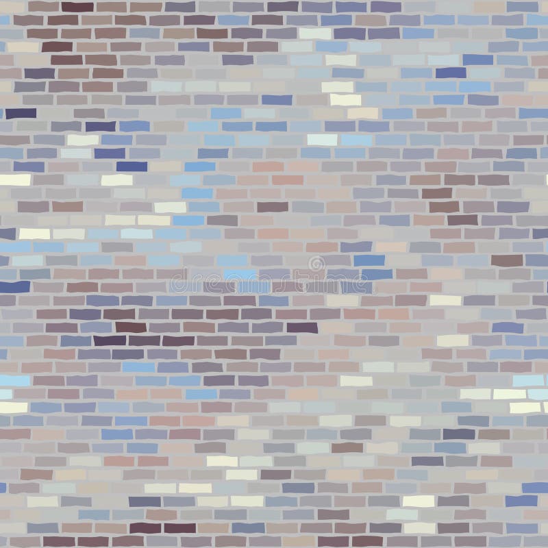 Seamless Brick Wall. Vector Graphic Illustration Pattern. Stock Vector ...