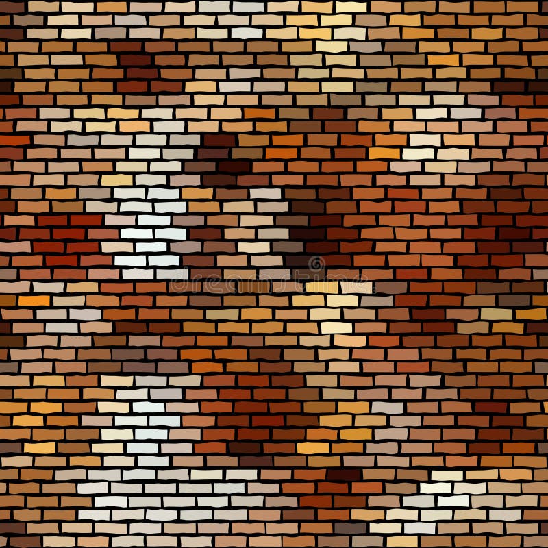 Seamless Brick Wall. Vector Graphic Illustration Pattern. Stock Vector ...