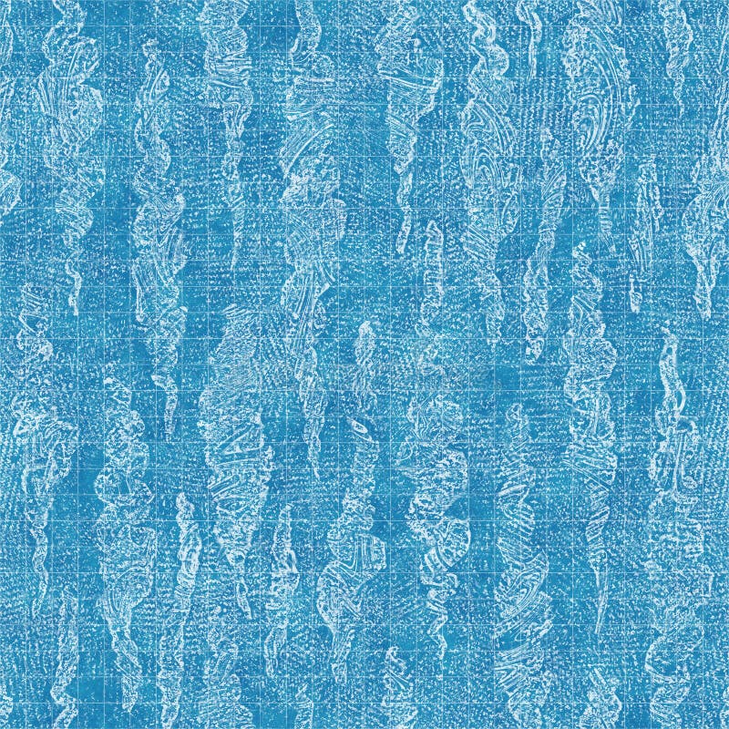 Seamless Bright Blue Blueprint Pattern for Textile and Print Stock ...