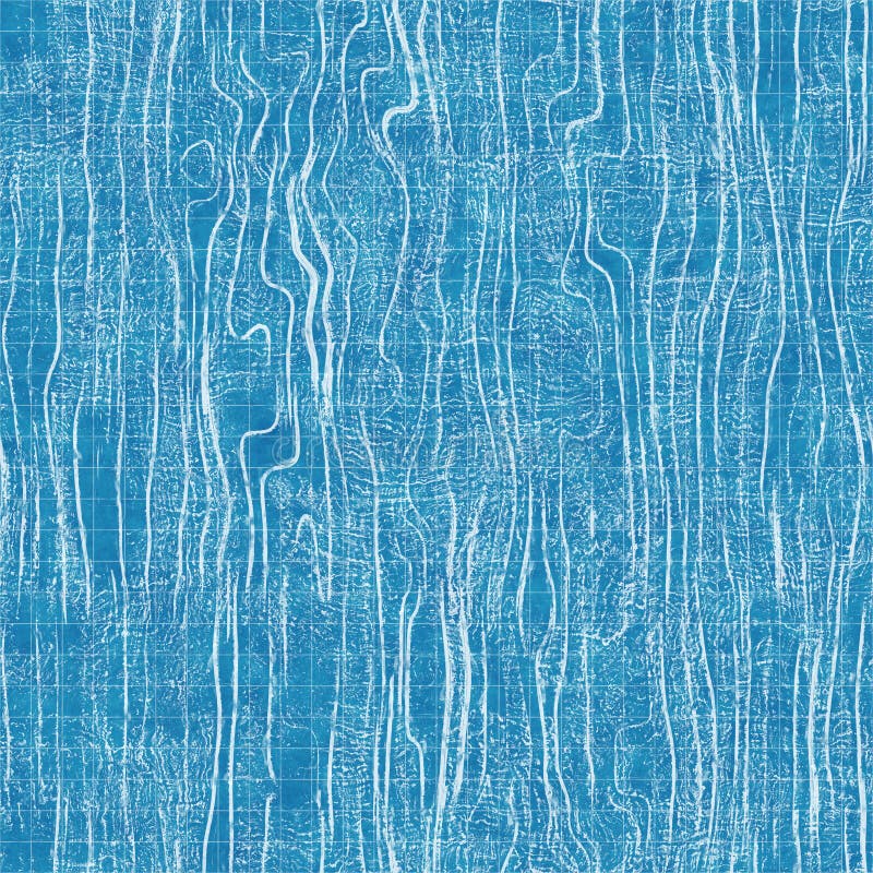 Seamless Bright Blue Blueprint Pattern for Textile and Print Stock ...