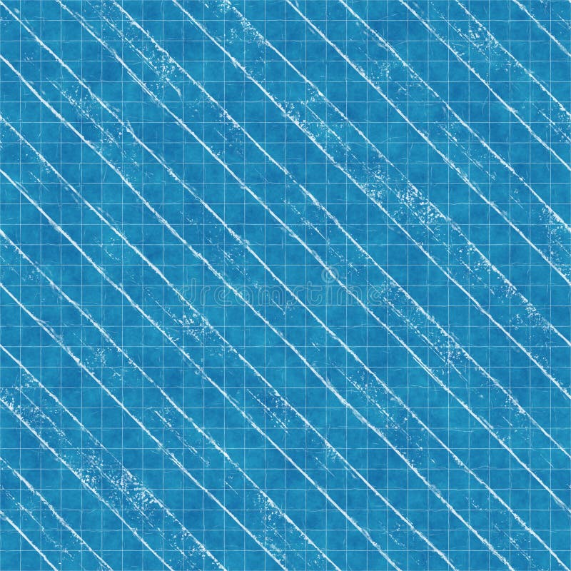 Seamless Bright Blue Blueprint Pattern for Textile and Print Stock ...