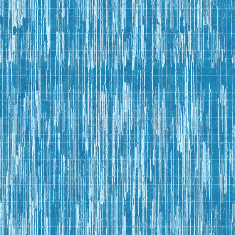 Seamless Bright Blue Blueprint Pattern for Textile and Print Stock ...