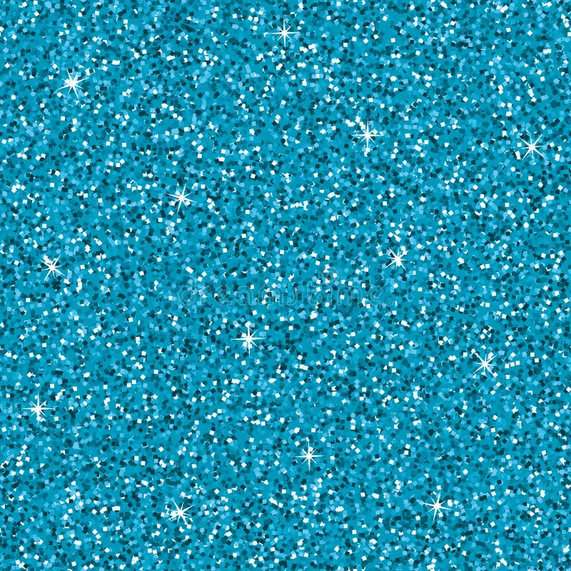 Seamless Bright Blue Glitter Texture. Shimmer Background Stock Vector ...
