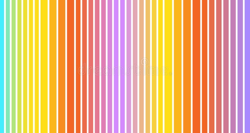 Seamless Bright Full Color Stripe Pattern. Vector Illustration F Stock ...