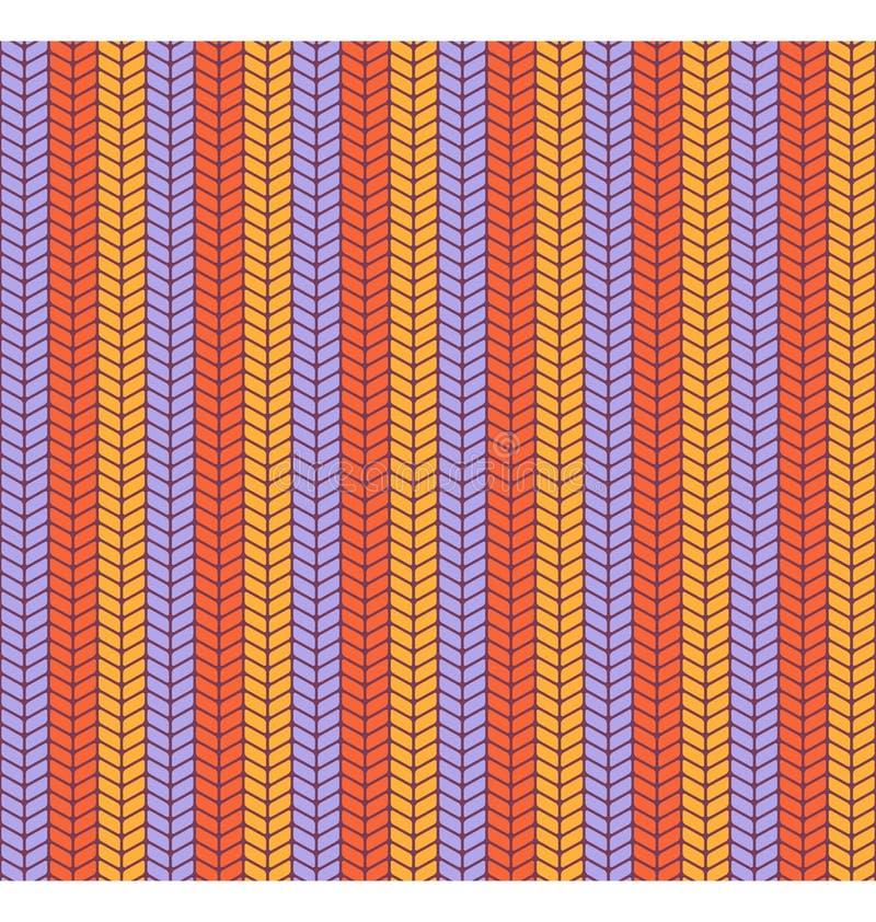 Seamless Bright Fun Abstract Vertical Knitted Pattern Isolated O Stock ...