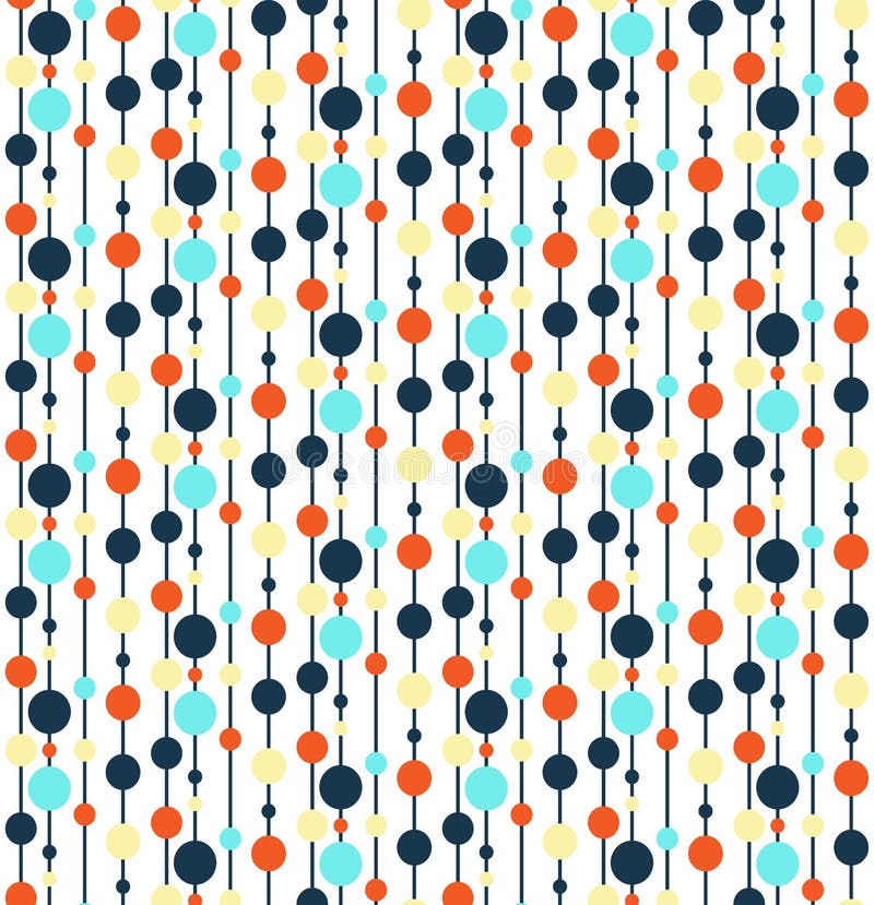 Seamless Bright Fun Abstract Vertical Pattern with Multicolored Stock ...