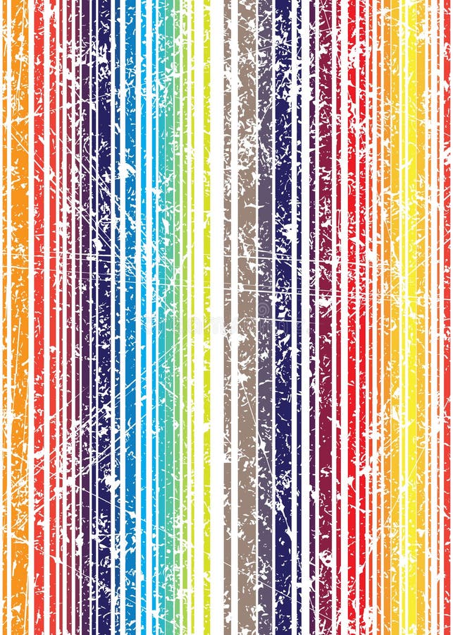 Seamless Bright Grunge Style Shabby Full Color Stripe Pattern. Stock ...