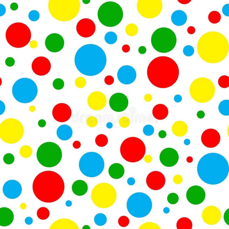 Seamless Bright Multi Polka Dot Stock Illustration - Illustration of ... Seamless Bright Multi Polka Dot Stock Illustration - Illustration of ...