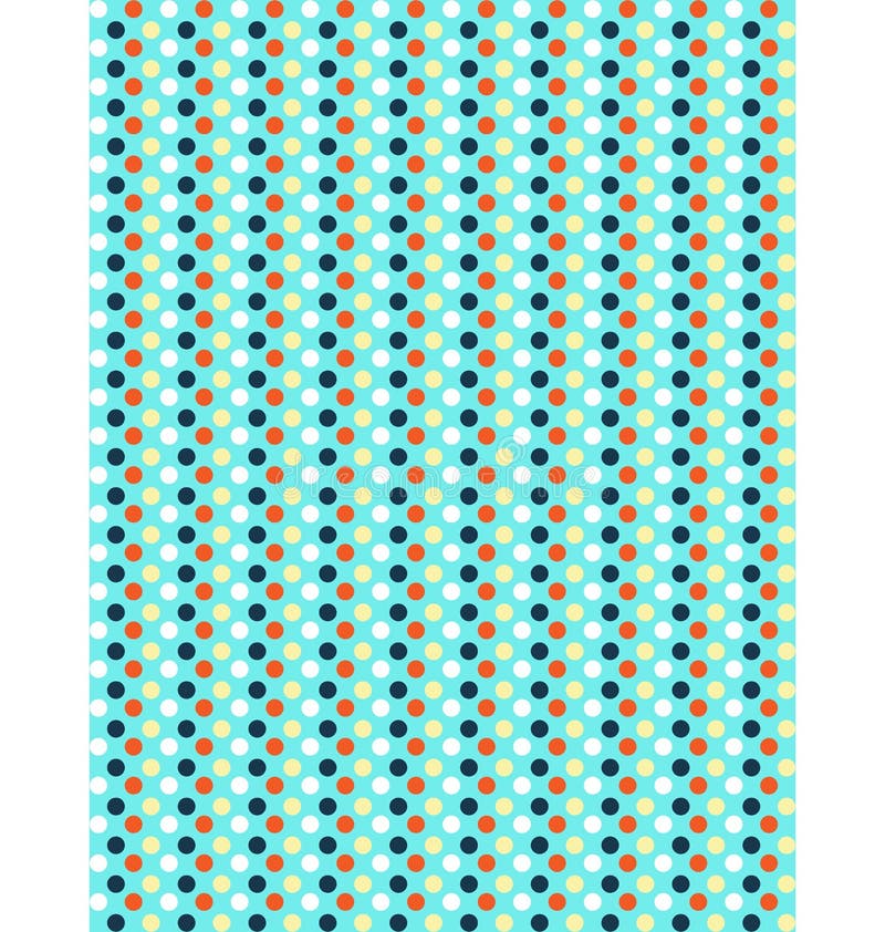 Seamless Bright Vertical Abstract Pattern with Dots Stock Vector ...