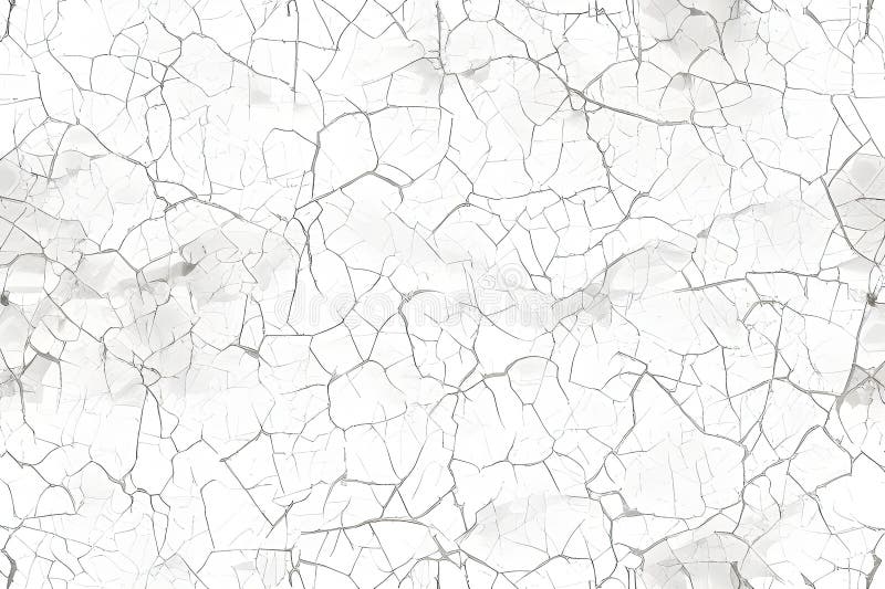 Seamless Broken Cracks White Background Texture Stock Illustration ...