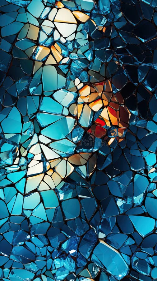 Seamless Broken Glass Pattern for Creative Designs AI Generated Stock ...