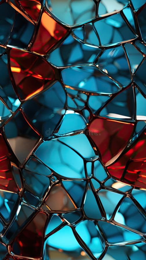 Seamless Broken Glass Pattern for Creative Designs AI Generated Stock ...