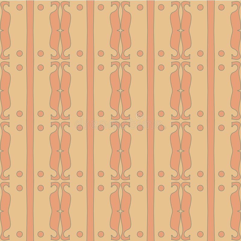 Seamless Brown Abctract Background Stock Vector - Illustration of lace ...