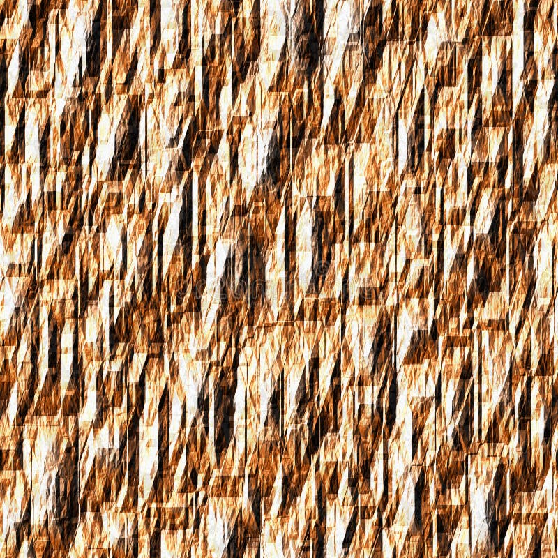 Seamless Brown Granite Stone Blocks Texture Stock Illustration ...