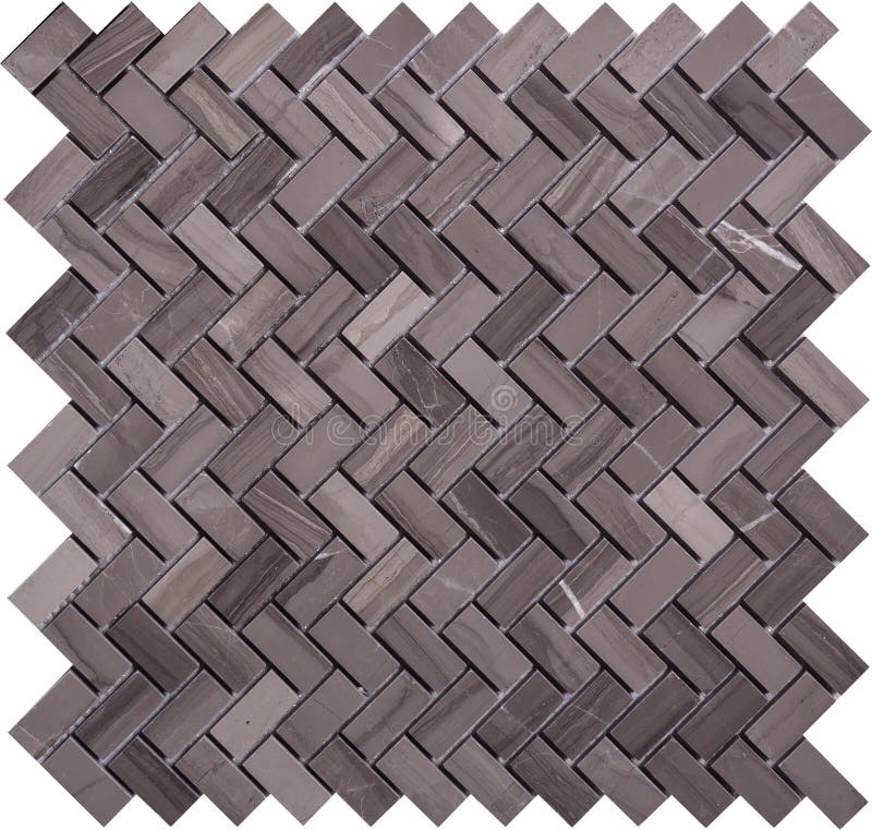 Seamless Brown Rectangle Marble Mosaic Pattern Stock Image - Image of ...