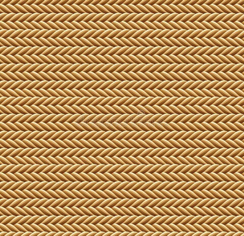 Seamless Brown Rope Texture Stock Vector - Illustration of textile ...