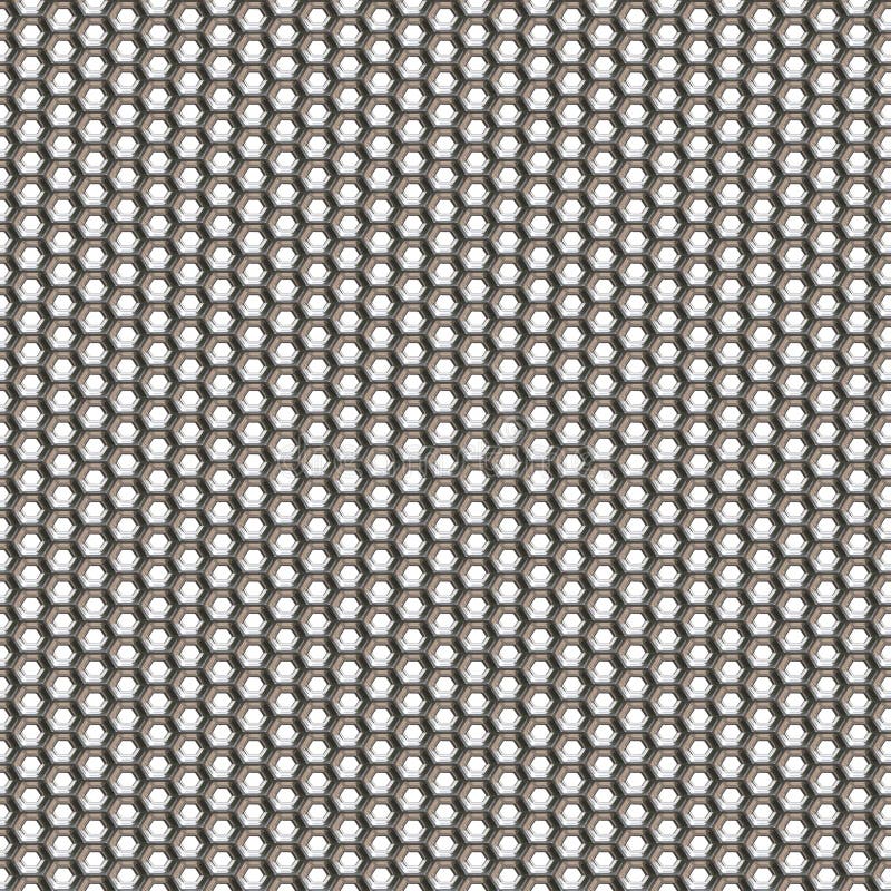Seamless Brushed Metal Grille Stock Illustration - Illustration of ...