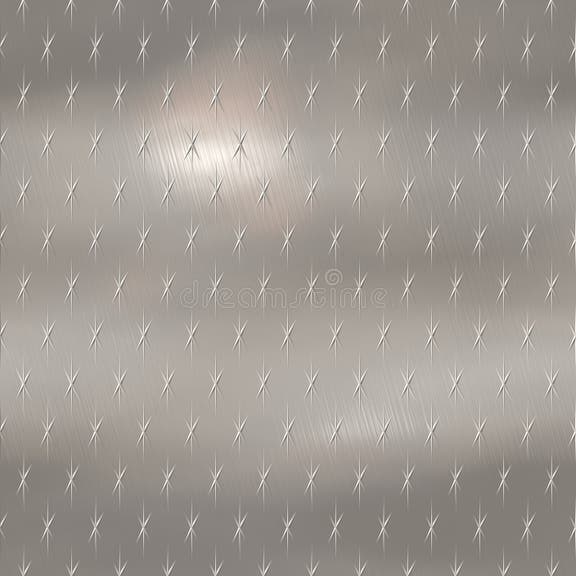 Seamless Brushed Metal Pattern Stock Illustration - Illustration of ...